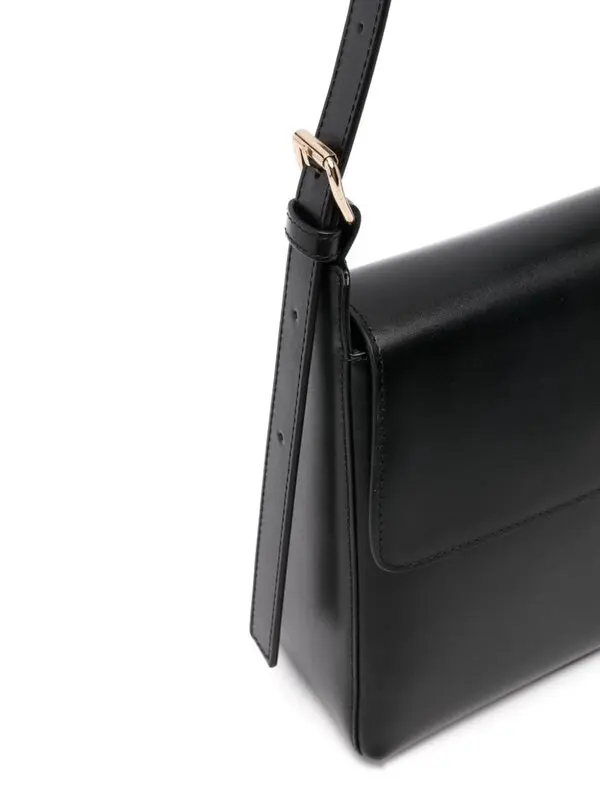 A.p.c. Virginie Leather Shoulder Bag - Black