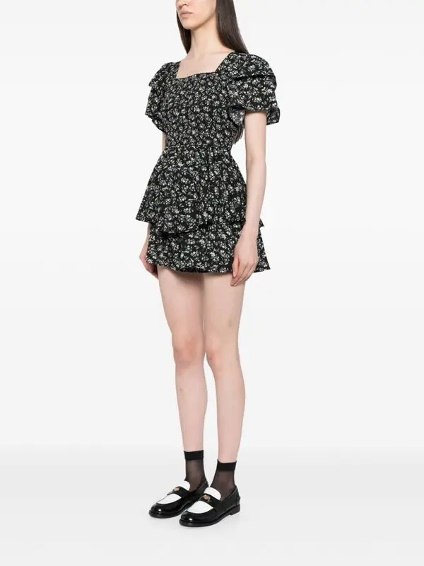 B+AB Floral-print Mini Dress