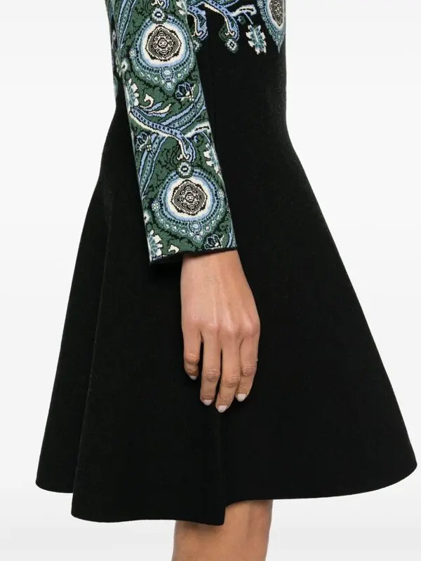 Etro Jacquard-pattern Knitted Dress