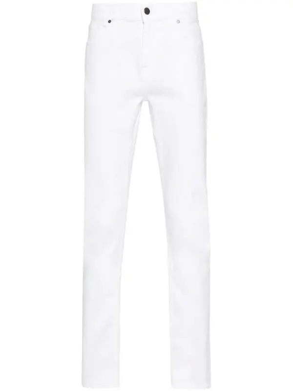 7 For All Mankind Slimmy Mid-rise Slim-cut Jeans