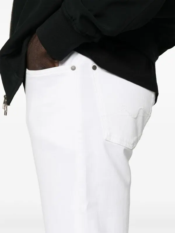 7 For All Mankind Slimmy Mid-rise Slim-cut Jeans