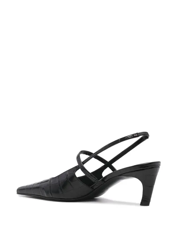 TOTEME 50mm The Sharp Pumps - Black