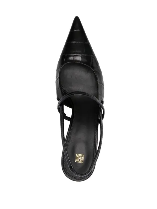 TOTEME 50mm The Sharp Pumps - Black