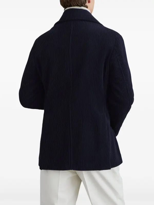 Brunello Cucinelli Corduroy Peacoat