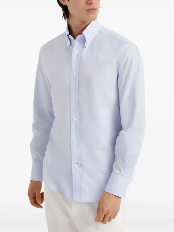 Brunello Cucinelli Button Down Cotton Shirt