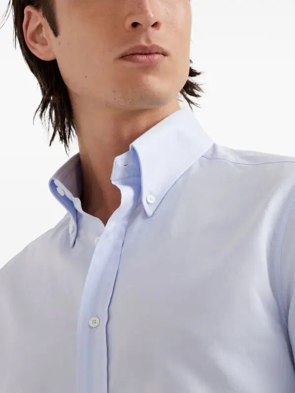 Brunello Cucinelli Button Down Cotton Shirt
