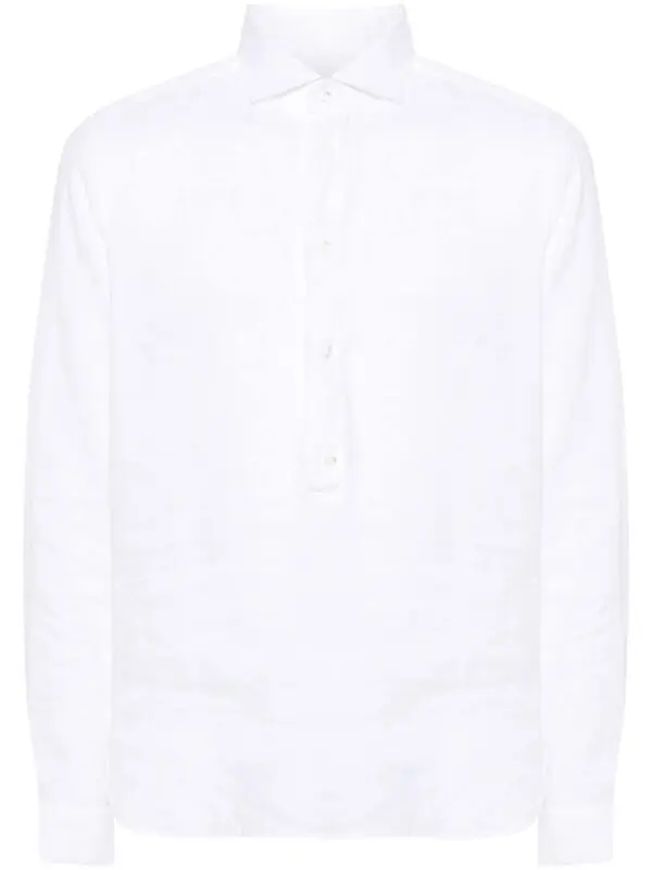 D4.0 Plain Linen Shirt