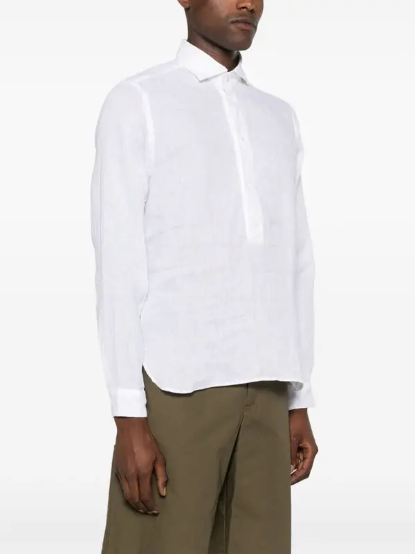 D4.0 Plain Linen Shirt