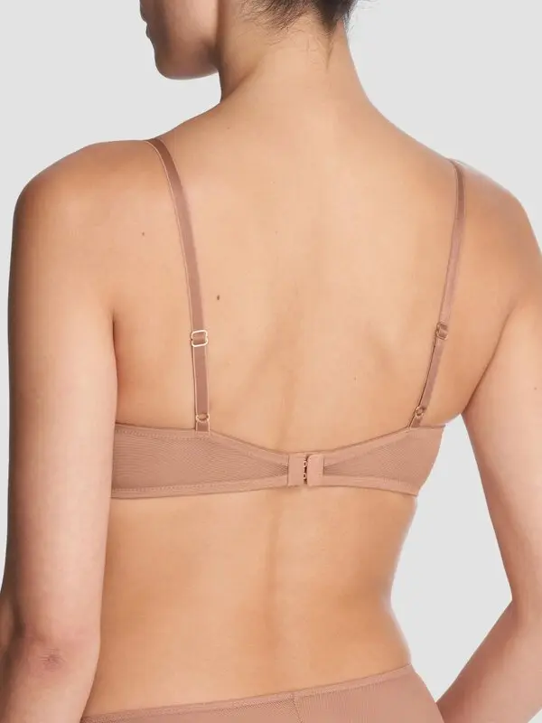 Natori Flora Lace Plunge Bra - Glaze