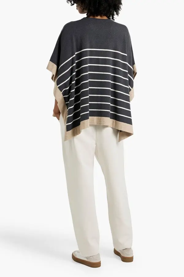 Brunello Cucinelli Cotton-blend Jersey Tapered Pants - Ecru