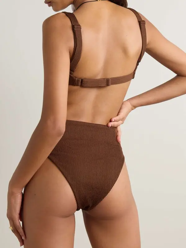 HAIGHT. Gaia Ribbed Underwired Bikini