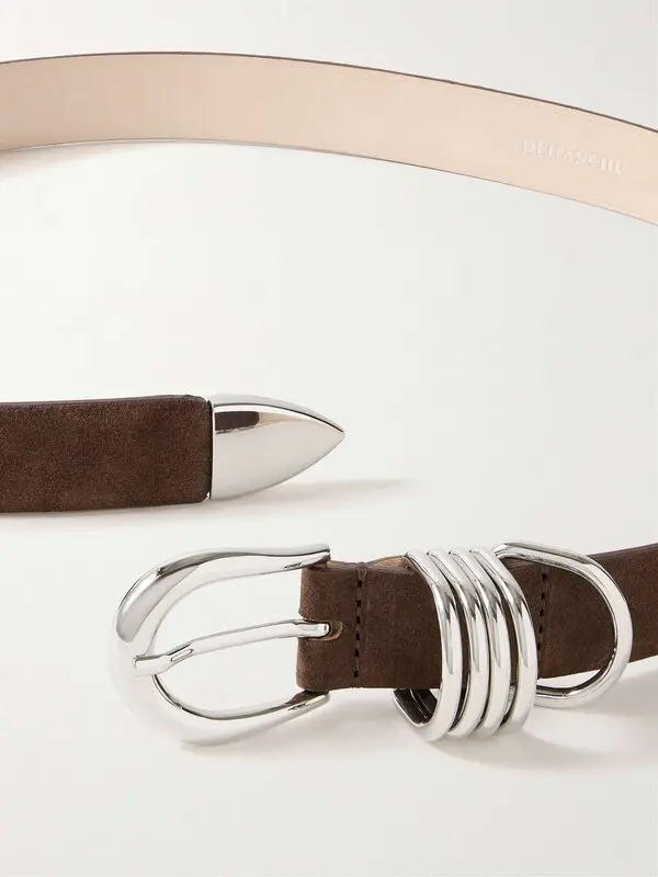 DEHANCHE Hollyhock Suede Belt - Brown