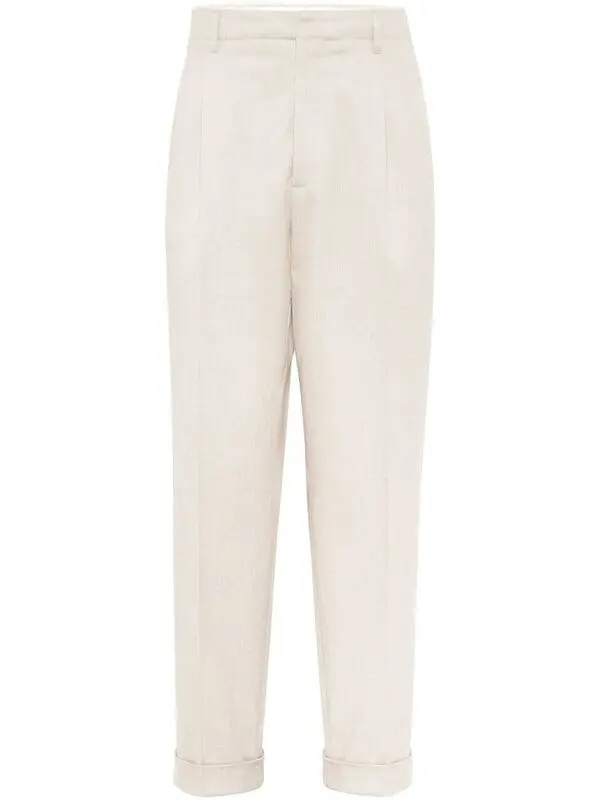 Brunello Cucinelli Pleat-detailing Tapered Trousers