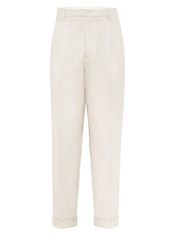 Brunello Cucinelli Pleat-detailing Tapered Trousers