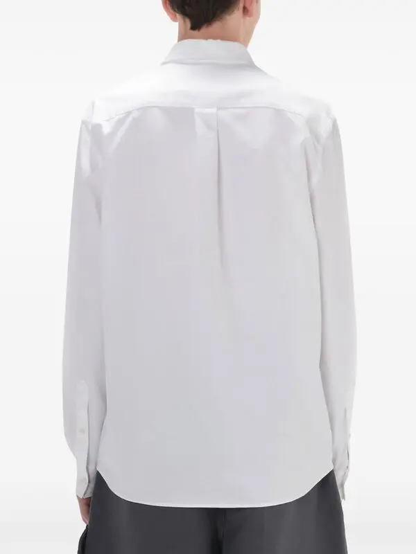 JW Anderson Embroidered-logo Cotton Shirt