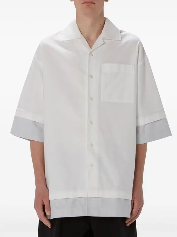 JW Anderson Layered Cotton Shirt