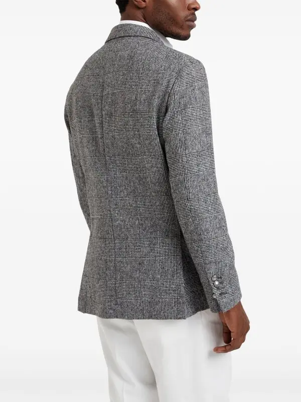 Brunello Cucinelli Single-breasted Checked Blazer