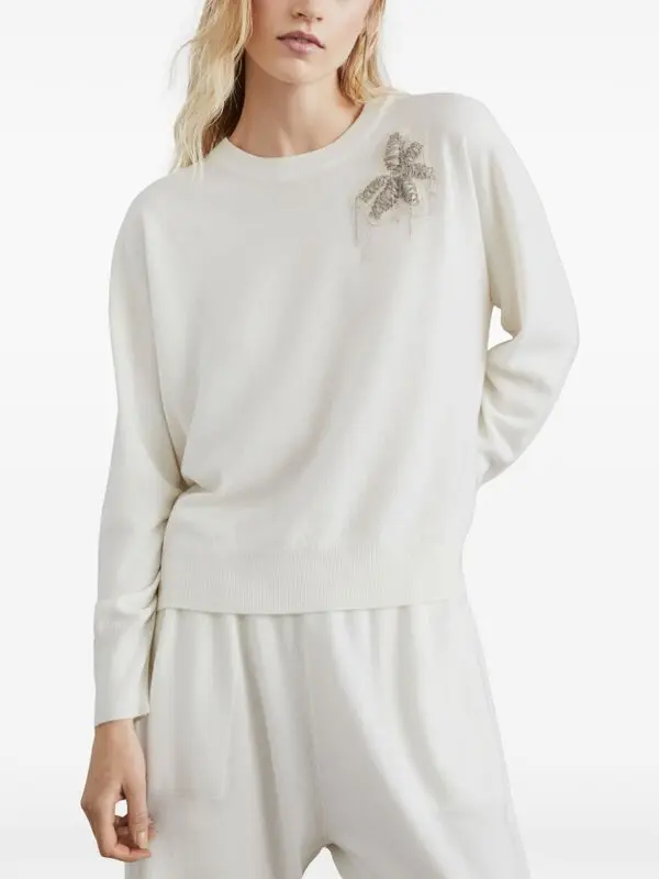Brunello Cucinelli Embroidered Cashmere Jumper