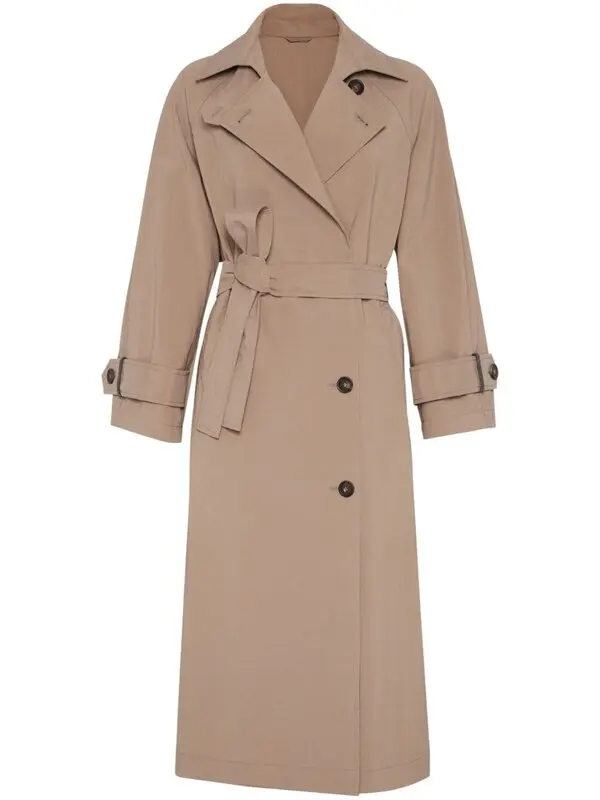Brunello Cucinelli Belted Trench Coat