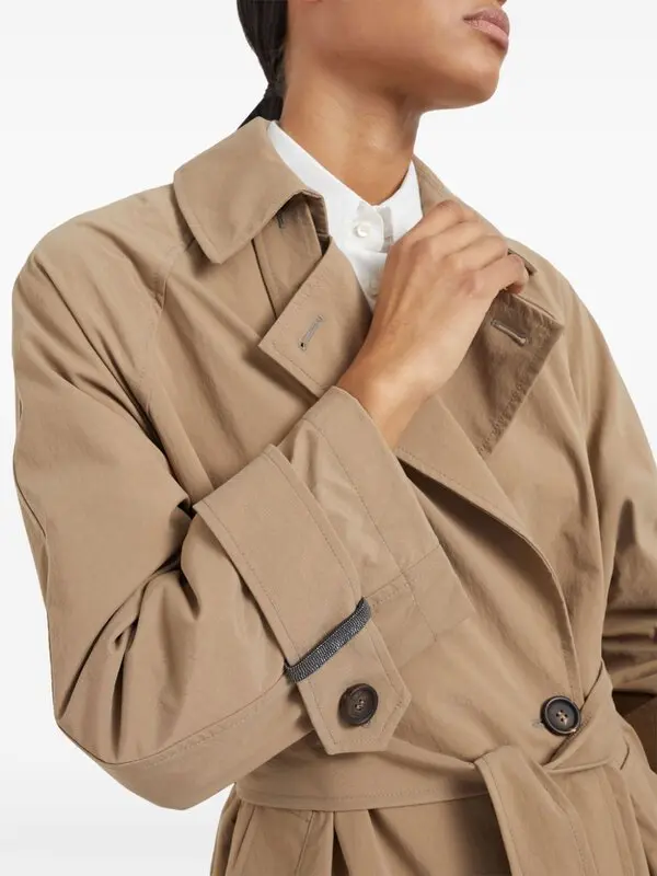 Brunello Cucinelli Belted Trench Coat