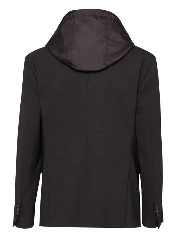Dsquared2 Single-breasted Hooded Blazer