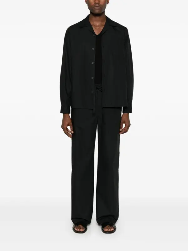 MODES Camp-collar Poplin Shirt