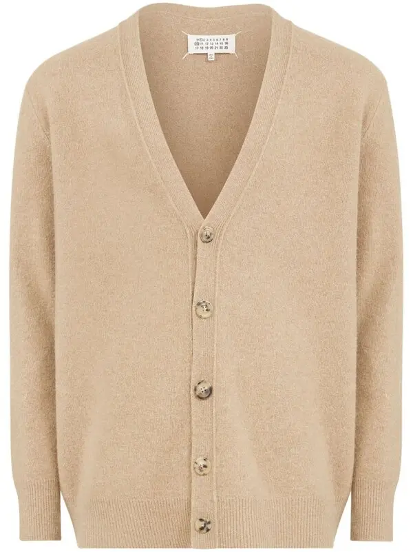 MAISON MARGIELA V-neck Wool Cardigan