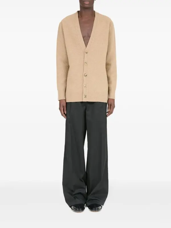 MAISON MARGIELA V-neck Wool Cardigan
