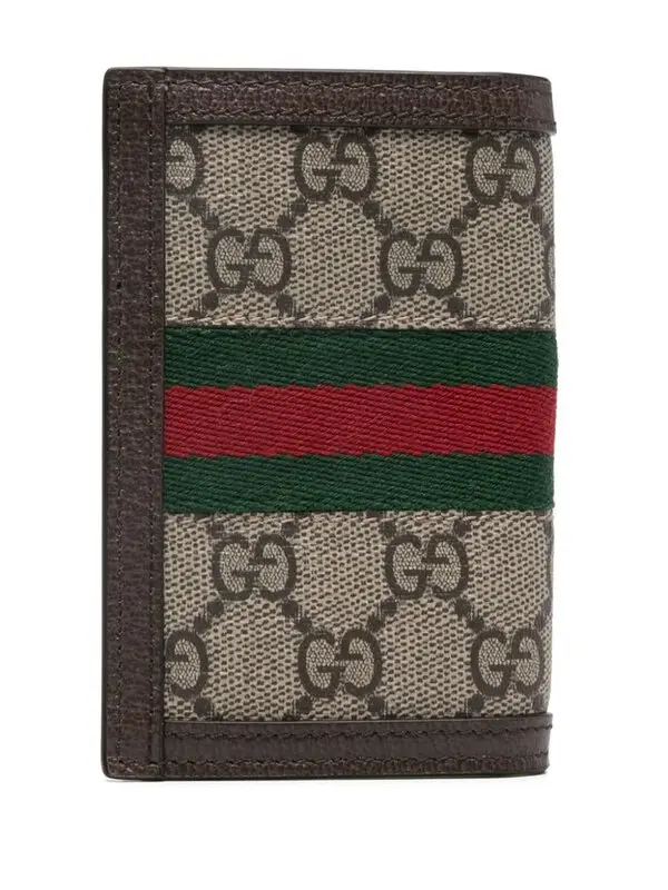 Gucci Ophidia Gg Wallet - Neutrals