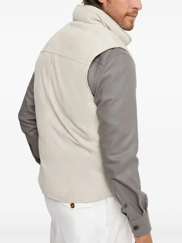 Brunello Cucinelli Padded Leather Vest