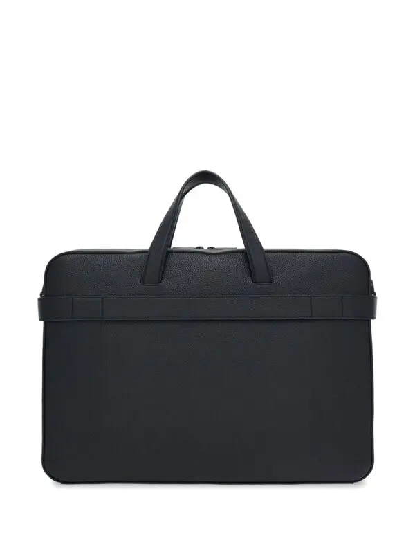 FERRAGAMO Gancini-buckle Leather Laptop Bag