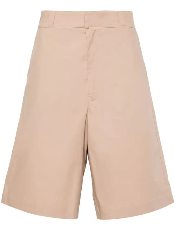 MODES Poplin Bermuda Shorts - Neutrals