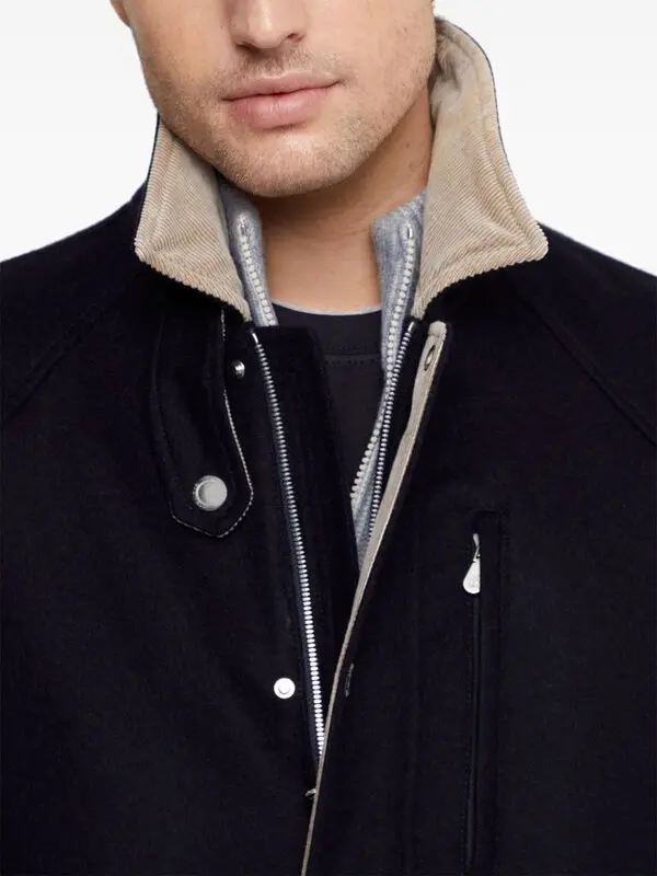Brunello Cucinelli Corduroy-collar Wool Shirt Jacket