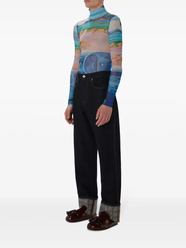 JW Anderson Straight Leg Mid-rise Jeans