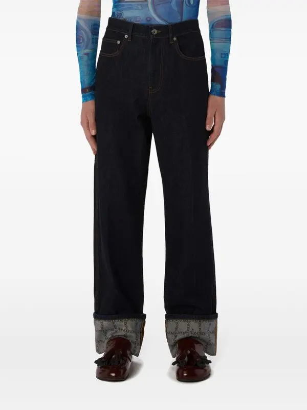 JW Anderson Straight Leg Mid-rise Jeans
