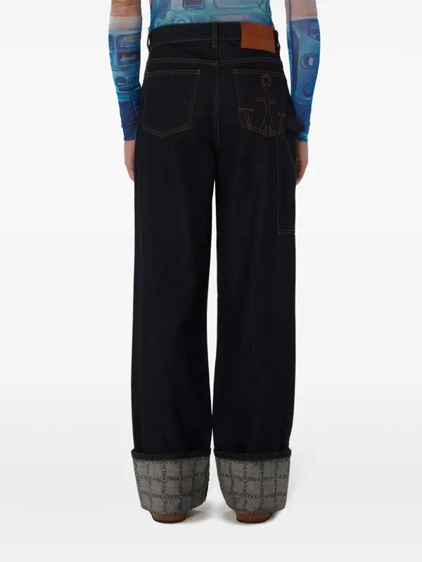 JW Anderson Straight Leg Mid-rise Jeans