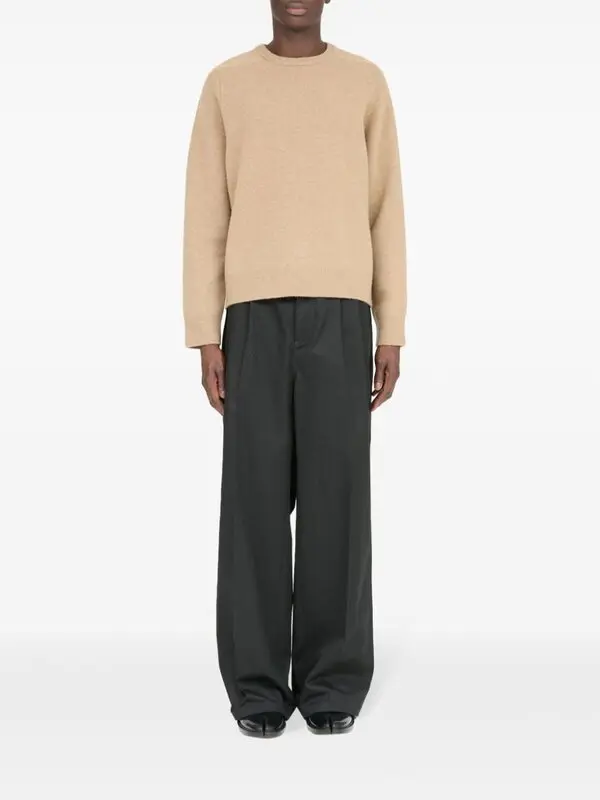 MAISON MARGIELA Crew-neck Wool Sweater - Grey