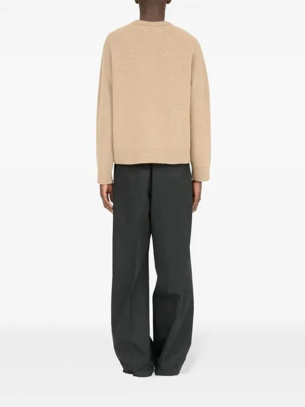 MAISON MARGIELA Crew-neck Wool Sweater - Grey
