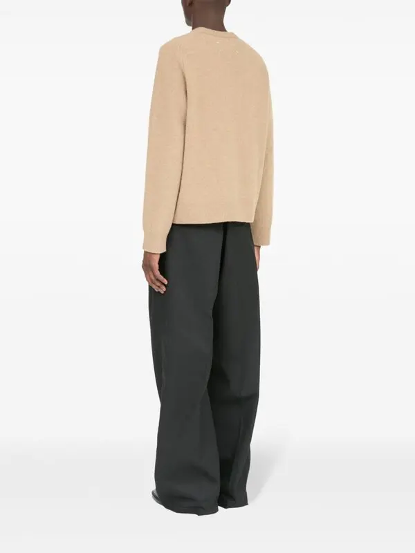 MAISON MARGIELA Crew-neck Wool Sweater - Grey
