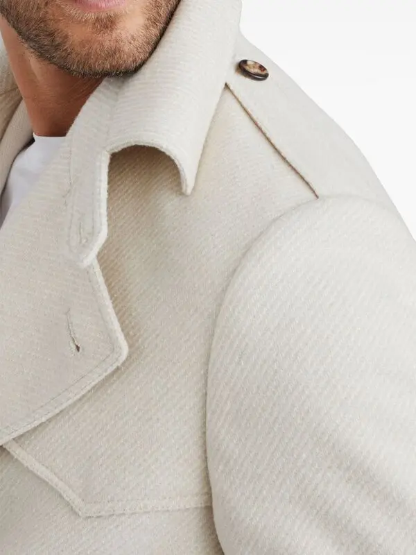 Brunello Cucinelli Long Double-breasted Coat - Neutrals