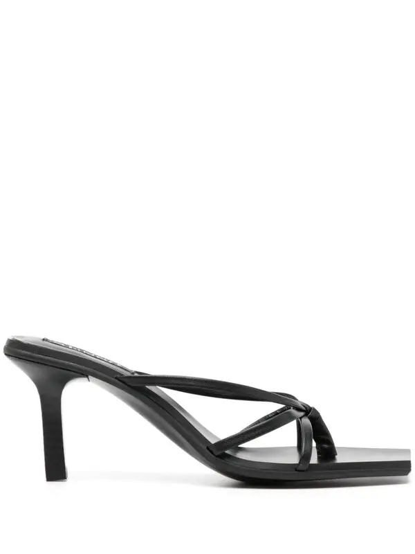 Senso Maria 70mm Leather Sandals - Black