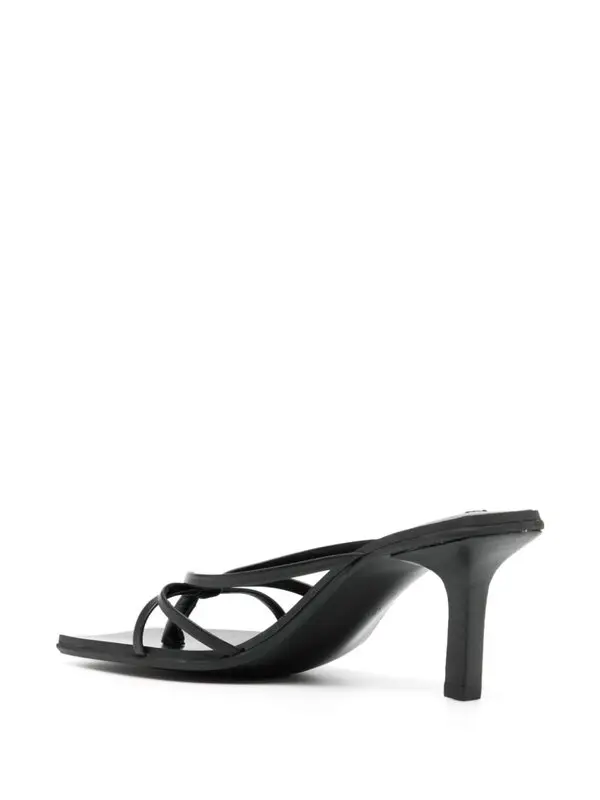 Senso Maria 70mm Leather Sandals - Black