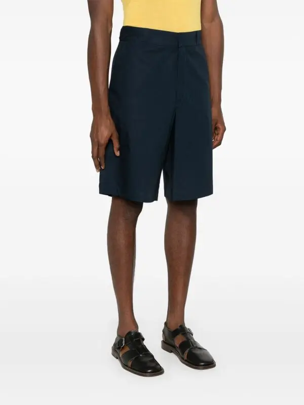 MODES Poplin Bermuda Shorts - Blue