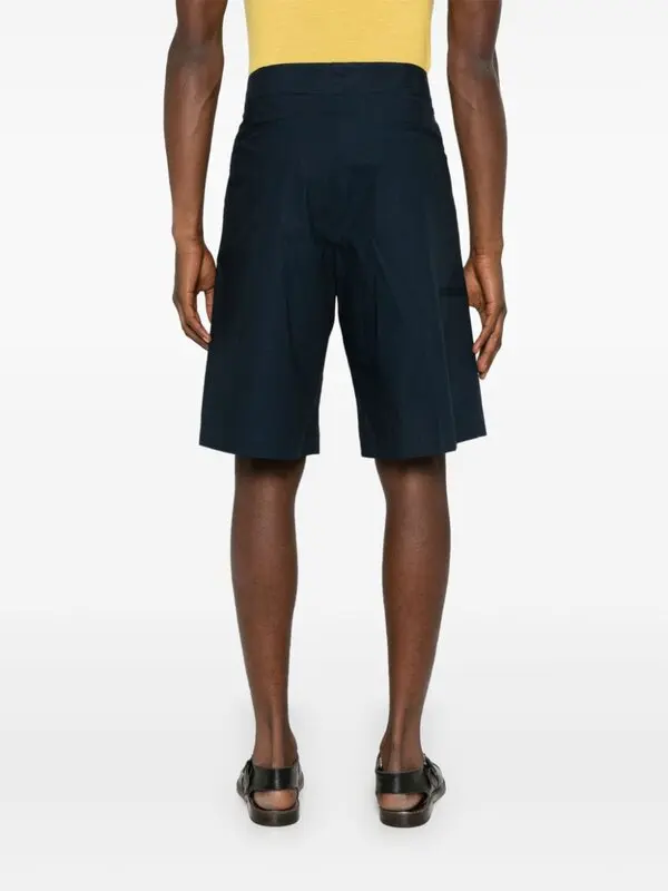MODES Poplin Bermuda Shorts - Blue