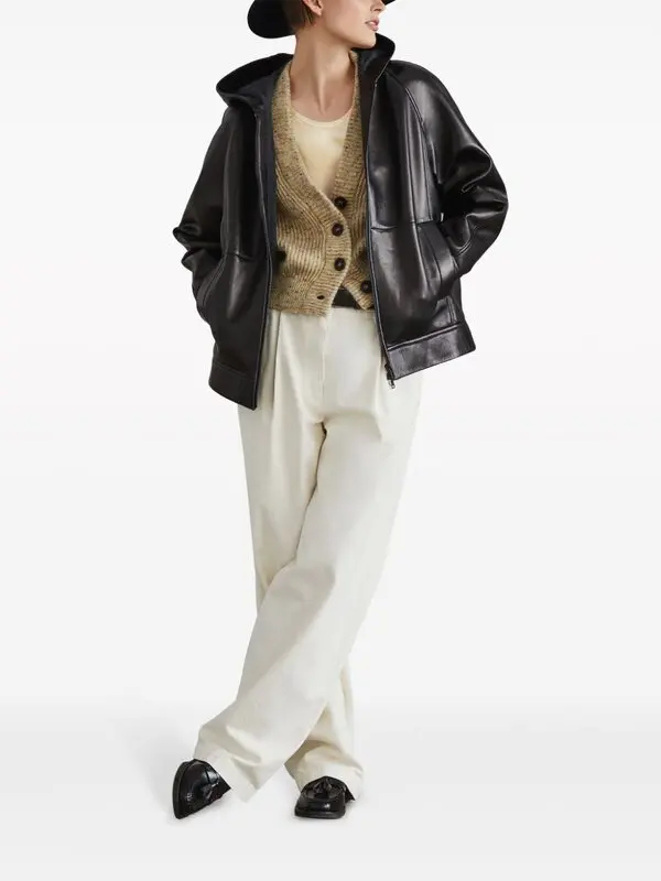 Brunello Cucinelli Mélange Wool-blend Cardigan