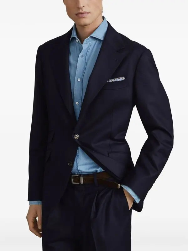 Brunello Cucinelli Single-breasted Wool Blazer