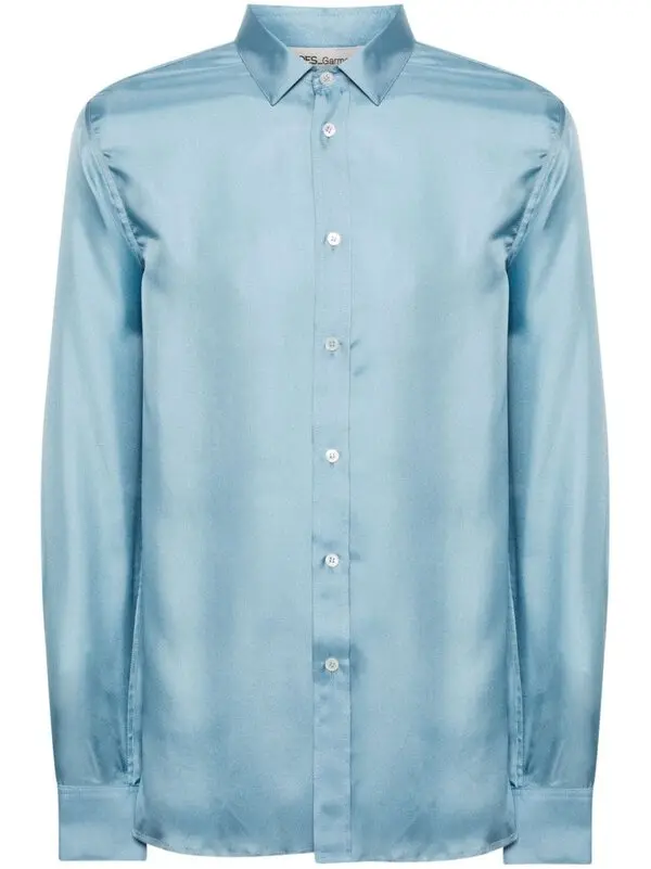 MODES Lightweight Silk Shirt - Blue