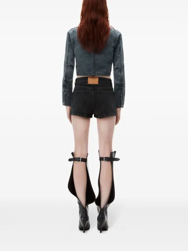 Alexander Wang Mid-rise Denim Skort - Black