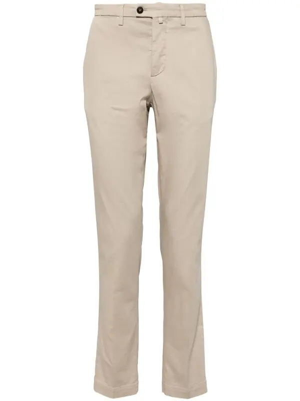 Corneliani Straight-leg Chino Trousers - Neutrals