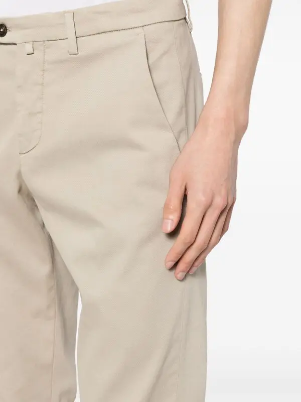 Corneliani Straight-leg Chino Trousers - Neutrals